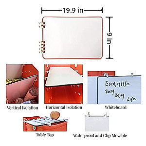 Esenjoylife 2PCS Pink Divider Tray for Bogg Bag Accessory Compatible with Original X Large Bogg Bag Help with Organizing Bogg Bag and Divide Space