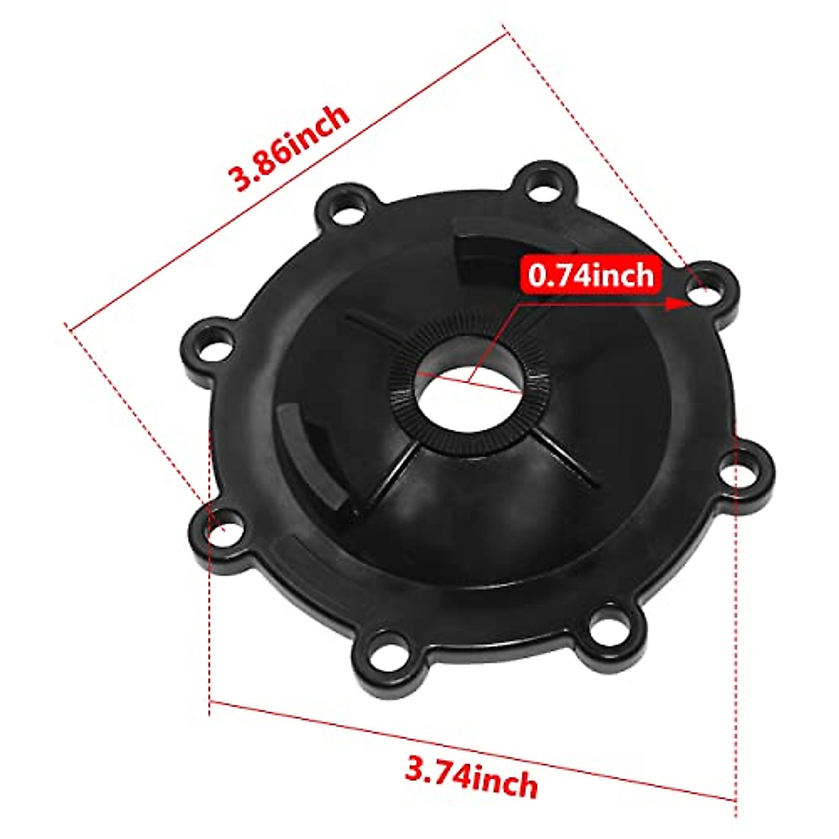 4606 Valve Cover/Cap with 1132+ O-ring and R0487100 Shaft O-ring Compatible with Zodiac Jandy Black/Gray 2-Way/3-Way Neverlube Valves, 2-Port/3-Port (2 Pack)