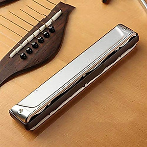 WAAZVXS Harmonica Key C 24 Holes Harp Phosphor Bronze Reeds ABS Comb Musical Instruments Professional (Color : 2430 Key C)