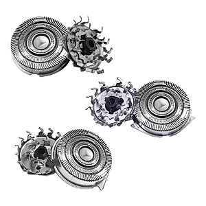 3pcs Shaver Razor Head Cutters For Philips Norelco HQ9 SpeedXL 8140XL, 8150XL, 8160XL, 8170XL, 8171XL, 8175XL 8240XL, 8250XL, 8260XL, 8270XL, 8280XL 9160XL, 9170XL, 9190XL, 9195XL