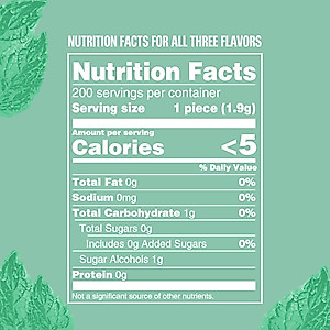 ORBIT Peppermint, Spearmint, & Wintermint Assorted Sugar Free Chewing Gum Bulk Pack, 13.4 oz 200-Piece Bag