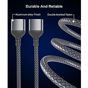 Itramax USB Splitter Y Cable 1FT,USB 1 Male to 2 Female Extension Cord Connector,Dual Double USB Port Extender Hub,Data&Charger Power Split Adapter for Mac,Car,Laptop,PC,Xbox One Series X/S,PS4,PS5