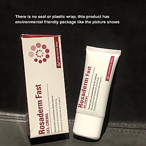 Rosaderm Fast Gel Cream, Corrective And Treatment Of Flushing, Skin Tint Corrective Anti Redness Soothing Calming Hydro Primer Silky Moist Delicate Isolating Pore Eraser Light Weight Primer, 30g