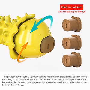 Pet Dog Chew Toys Multifunctional Chewer Training Tooth Cleaning Pet Molar Toy Puppy Dental Care for Dog Pet Accessories-B