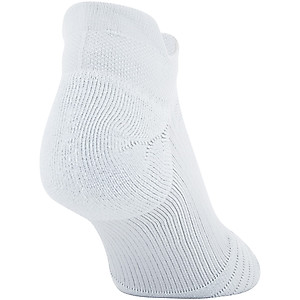 Under Armour Women's Play Up No Show Tab Socks, 3-Pairs, Halo Gray Assorted, Medium