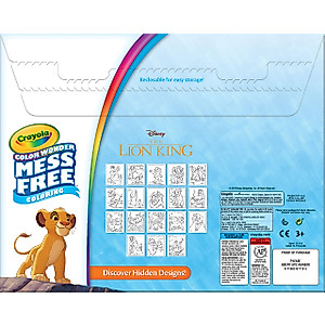Crayola Lion King Pages & Markers Color Wonder Pad and Markers, Multicolor