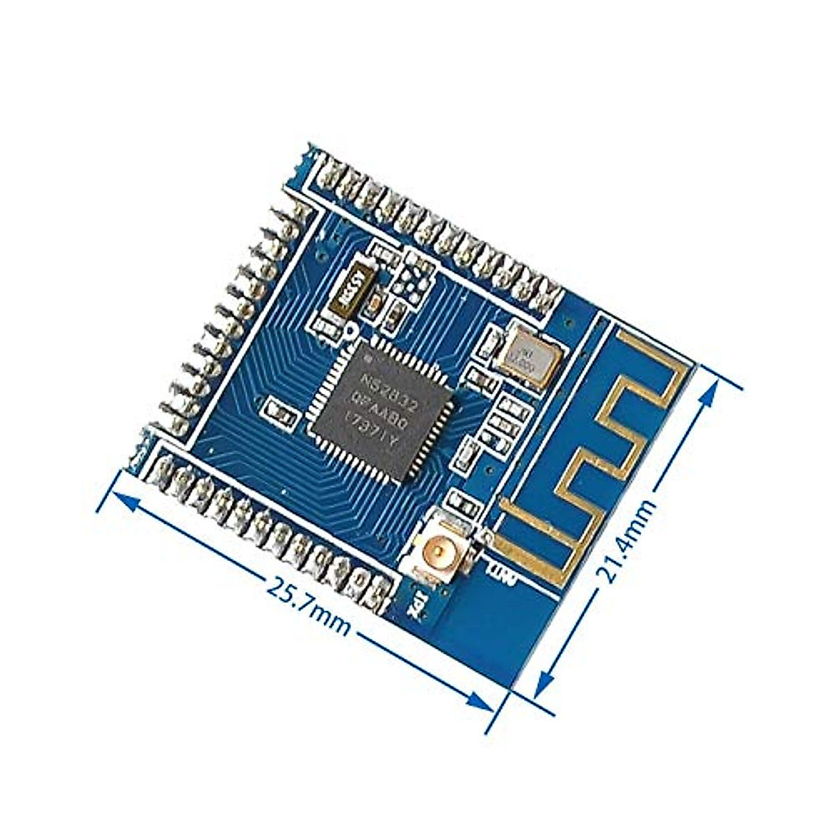 DollaTek NRF52832 Bluetooth Module BLE 4.2 Low Power Bluetooth External Antenna IPEX Support Multi-Protocol