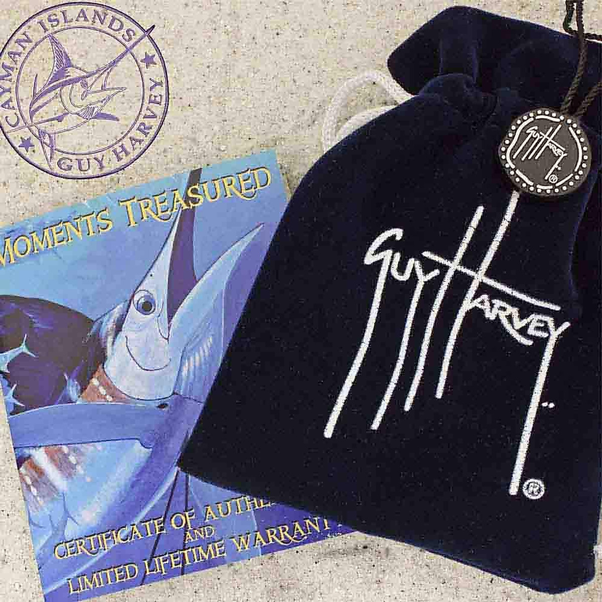 NAUTORA Blue Seahorse Necklace -Enameled Sterling Silver with 18" Double Link Chain