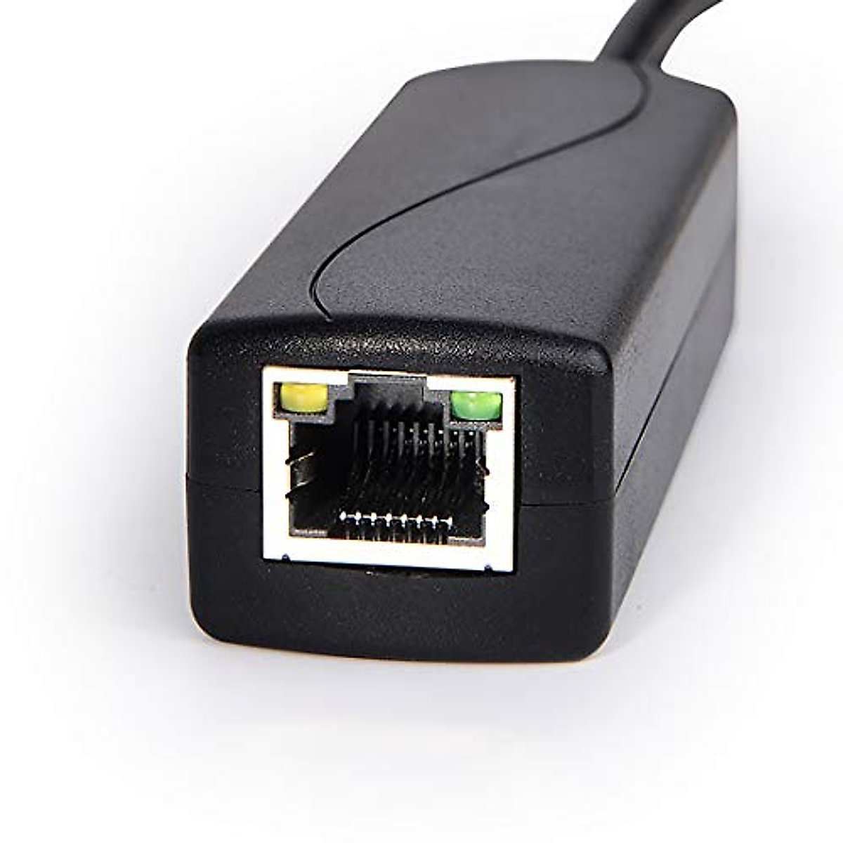 REVOTECH Gigabit PoE Splitter 12V 1A Output, IEEE 802.3af Standard Compliant 10, 100, 1000Mbps Power Over Ethernet Splitter Adapter for Security Camera CCTV Surveillance 5.5x2.1mm DC Plug (PS5712G)