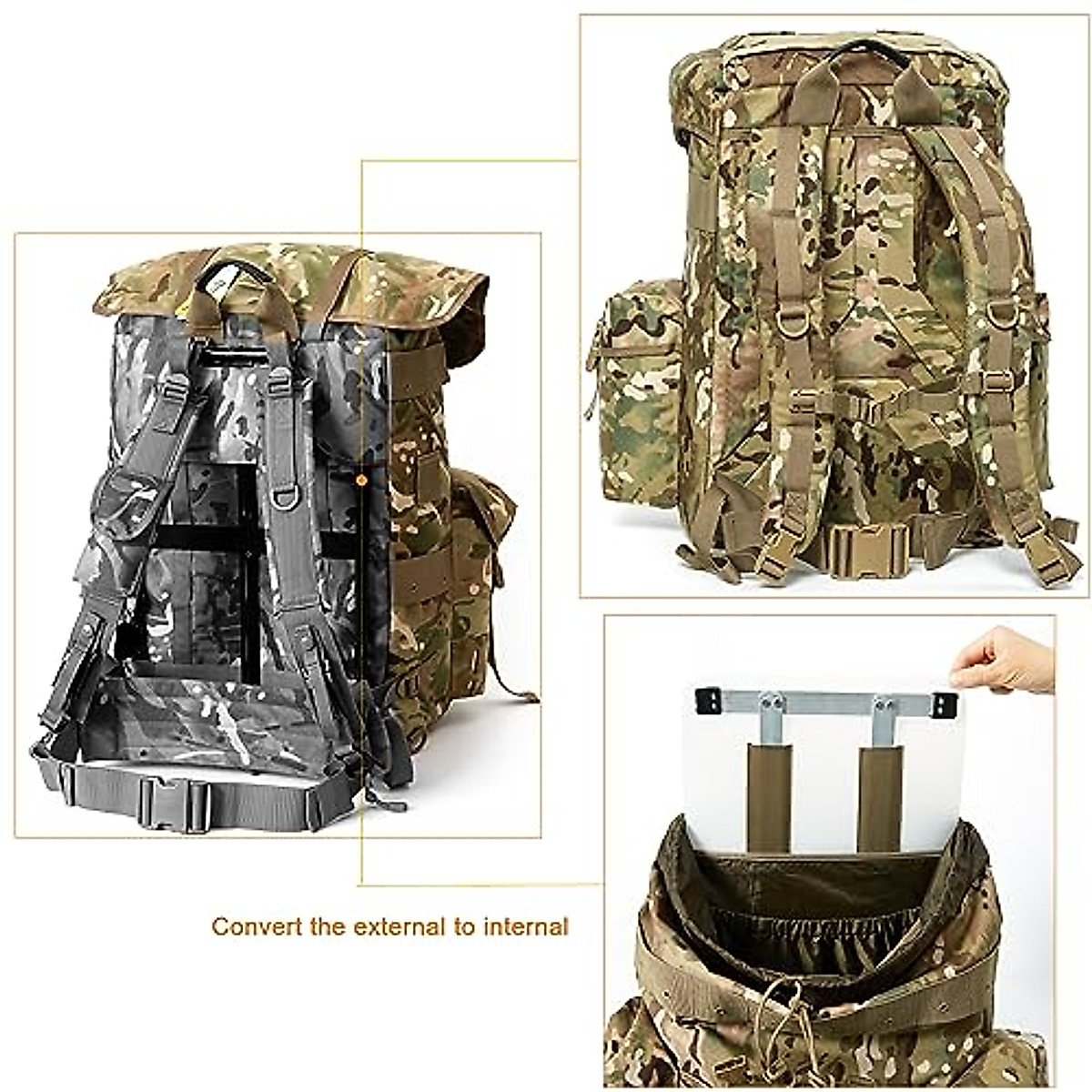 MT Military ALICE Pack Internal frame Army Survival Combat ALICE Rucksack Backpack