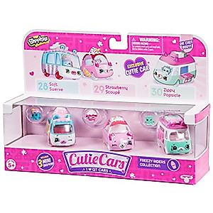 Shopkins Cutie Car Spk Season 1 Freezy Riders Toy 3 Pack