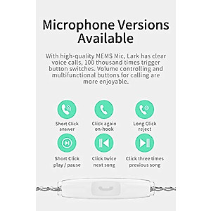 H HIFIHEAR KBEAR Lark 1BA+1DD in Ear Monitor,HiFi Bass in Ear Earphone, IEM Wired Headphones, HiFi Stereo Sound Earphones Noise Cancelling Ear Buds with Case 0.75mm 2pins Cable(with Mic,Mauve) …