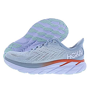 HOKA ONE ONE Clifton 8 Womens Shoes Size 11, Color: Blue Fog/Plein Air