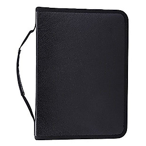 Yosoo 150 Slots PU Leather Fabric Pencil Case Large Capacity Zippered Pen Bag Pouch With Handle S Multi-Layer Art Pencils Storage Organizer Stationary Case, Black