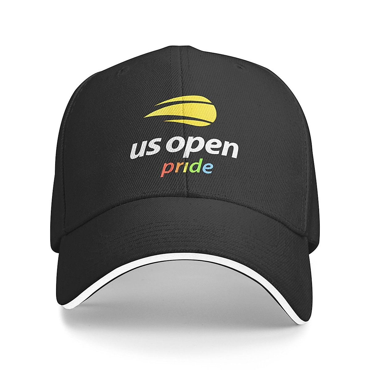 Us Open Tennis 2023 Sandwich Cap Unisex Classic Baseball Capunisex Adjustable Casquette Dad Hat Black