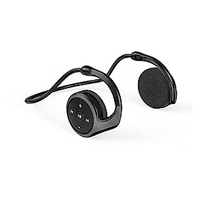 Small Bluetooth Headphones Behind The Head, Sports Wireless Headset with Built in Microphone and Crystal-Clear Sound, Fold-able and Carried in The Purse, 12-Hour Battery Life, Red
