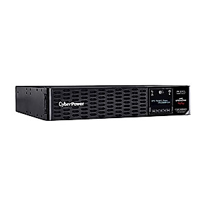 CyberPower PR1500RT2U Smart App Sinewave UPS System, 1500VA/1500W, 8 Outlets, 2U Rack/Tower, AVR