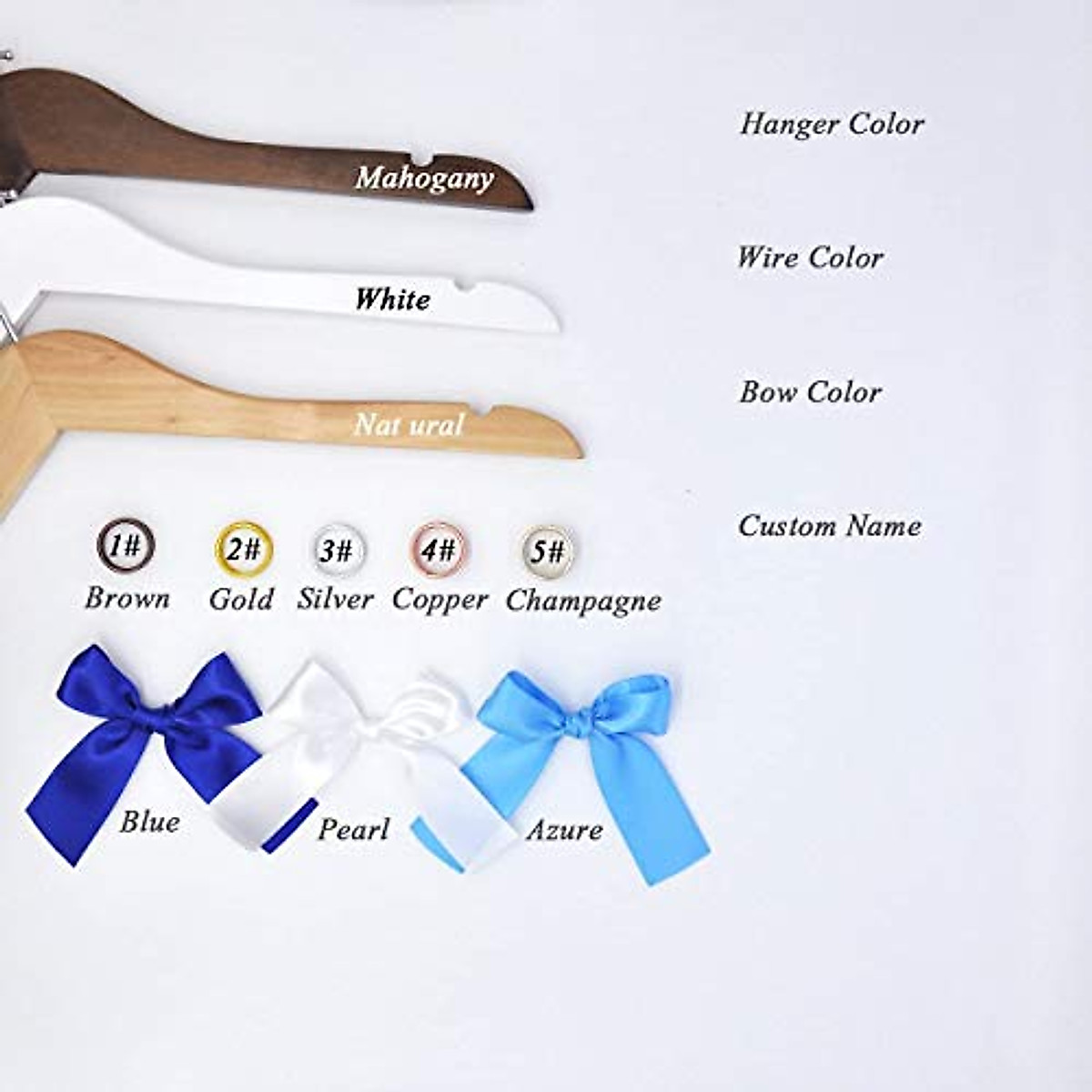 Bride Hanger, Wedding Hanger, Wedding Gift, Personalized Bride Hanger, Honor Maid, Bridesmaid, Doctor, Graduation Dress Hanger