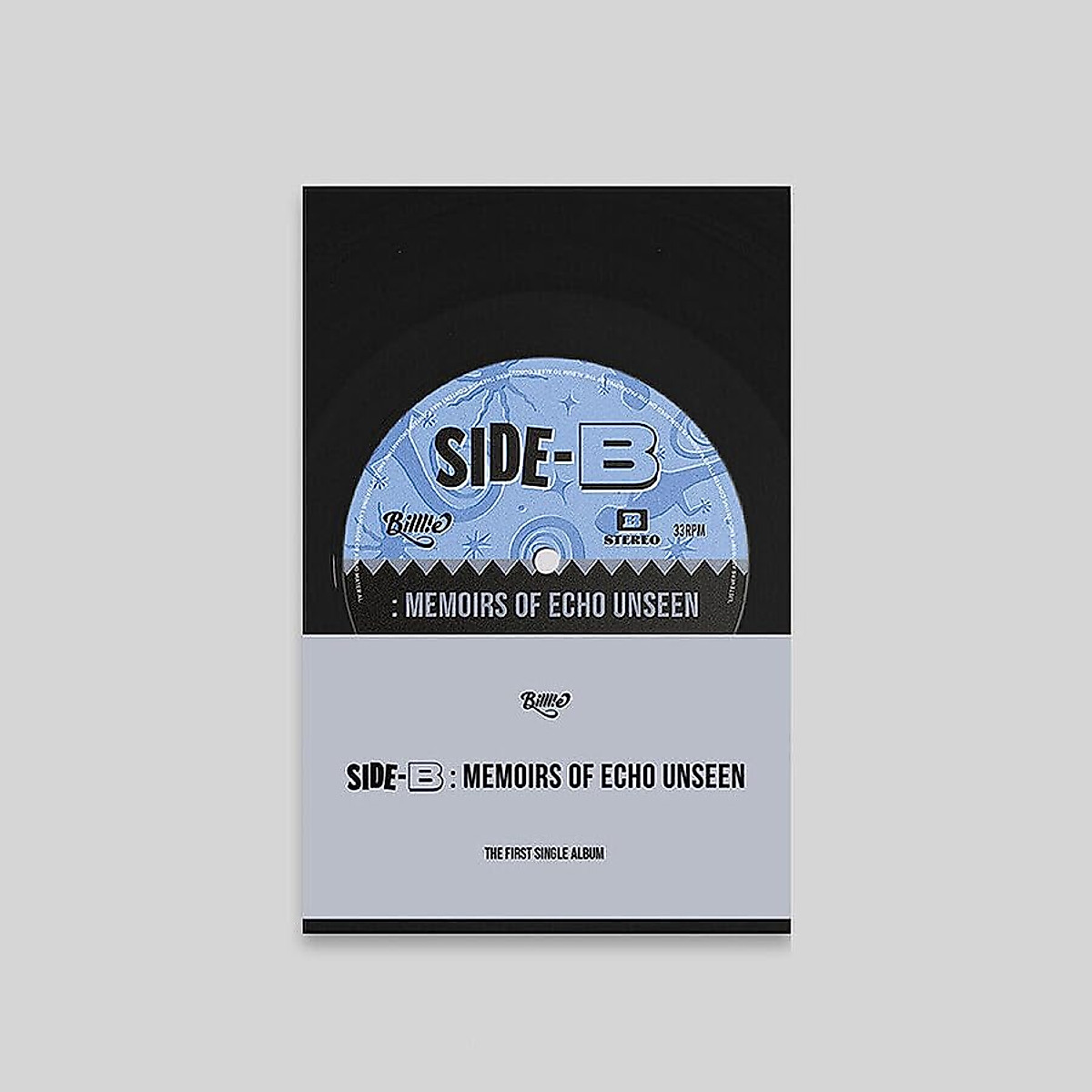 (POCA Ver.) BILLLIE [SIDE-B : MEMOIRS OF ECHO UNSEEN] 1st Single Album (BLUE Ver) K-POP SEALED