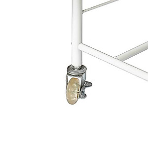 The Fridge Stand Supreme - Drawer Organization - White Frame with Black Drawers