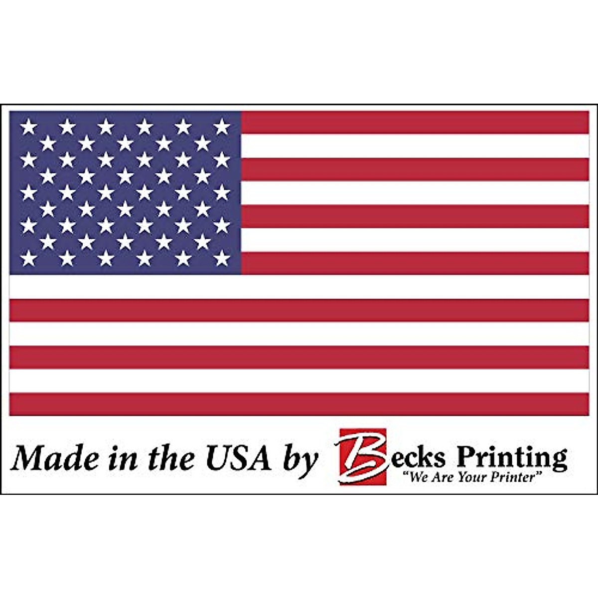 Becks Printing Clean Cans, Glass and Plastic Only Recycling Stickers for Trash Cans, Garbage Bins - Pack of 3