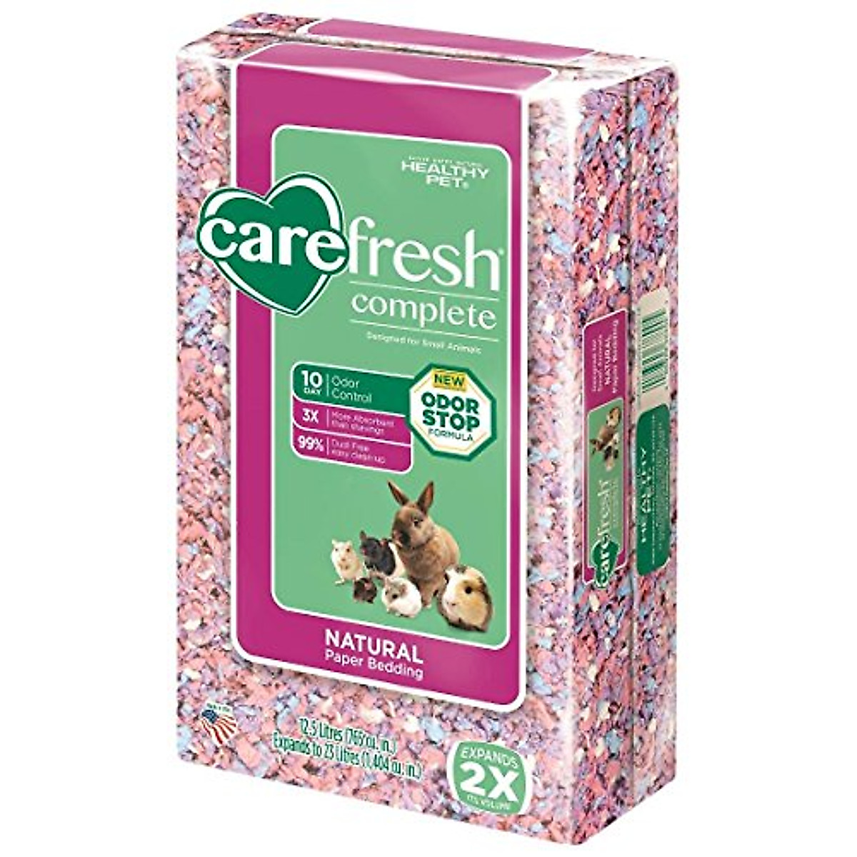 Carefresh Complete Natural Paper Bedding - Confetti - 23 lt
