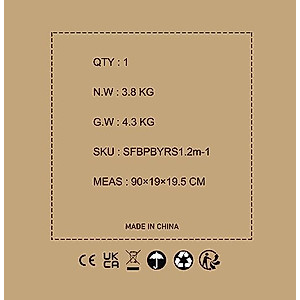 Kazeila Artificial Ficus Tree 4FT Tall Faux Silk Plant with White Taper Planter Fake Greenery Potted Plant for Home Office Decor Indoor