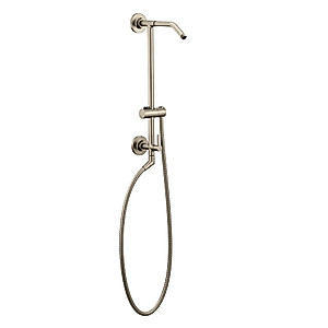 Moen Annex Brushed Nickel Shower Slidebar and Shower Hose System Trim, Valve Required, TS3661NHBN