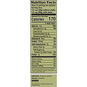 Setton Farms Premium Pistachios, Dry Roasted with Sea Salt, 3lb Bag (48 oz)