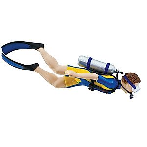 Safari Ltd. Kevin the Underwater Adventurer Figurine - Detailed 7" Plastic Model Figure - Fun Educational Play Toy for Boys, Girls & Kids Ages 3+