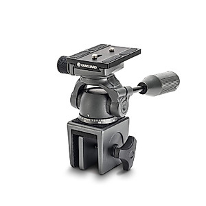 VANGUARD VEO2PH-28WM Metal Window Mount with Panhead and Arca Compatible Quick Release Plate, Dark Grey