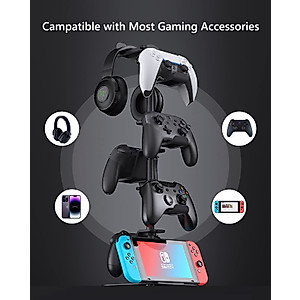 MiiKARE Travel Phone Holder & Adjustsable Controller Holder