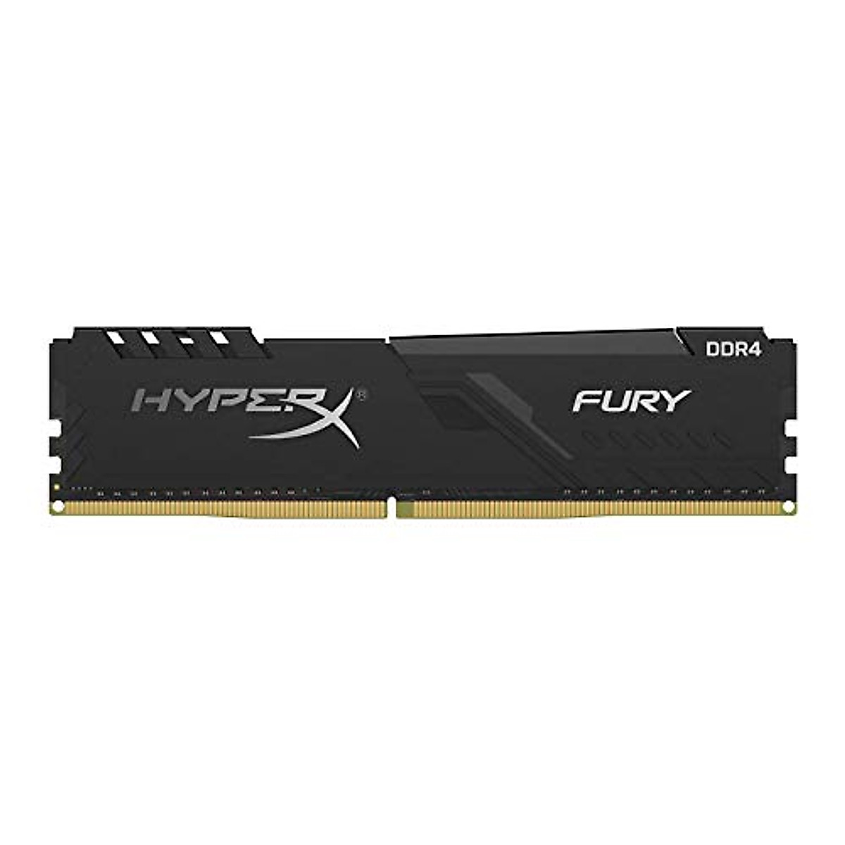 HyperX Fury 32GB 3200MHz DDR4 Ram CL16 DIMM Black Desktop Memory with low-profile heat spreader