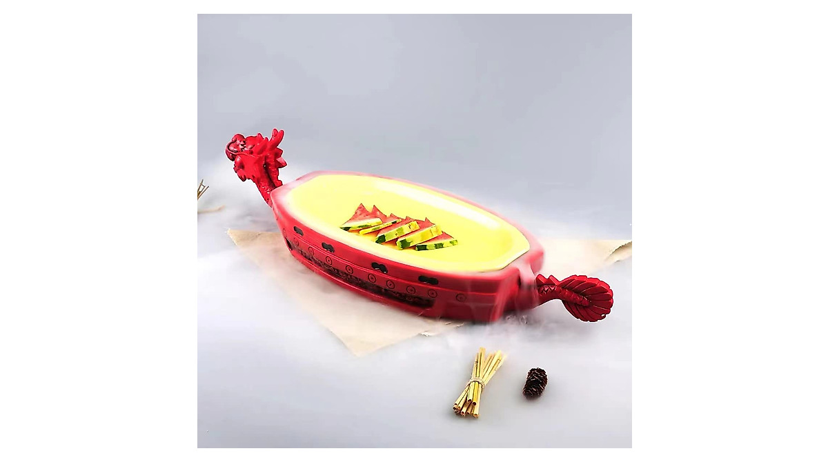 HONHPD Dragon Boat Sushi Plate – Perfect for Catering