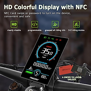 FREESKY 2024 Upgraded Electric Bike 𝟏𝟖𝟎𝟎𝐖, 48V 25Ah Battery Ebike for Adults, 26" Fat Tire Electric Bicycle 35MPH Full Suspension Mountain Beach E Bike, Up to 105 Miles Range