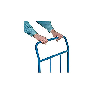 Global Industrial Wood Deck Platform Truck w/Removable Handles, 2400 Lb. Capacity, 6" Mold-On Rubber Wheels