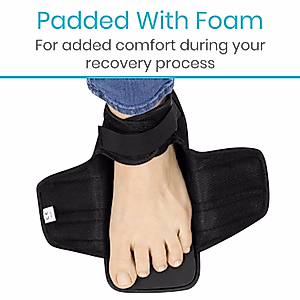 Vive Offloading Post-Op Shoe - Forefront Wedge Boot for Broken Toe Injury - Non Weight Bearing Medical Recovery for Foot Surgery, Hammer Toes, Bunion, Feet Walking Orthopedic (Men 7-9, Women 8.5-10)