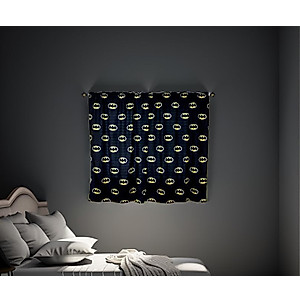 Superhero Bedding Set with Beach Towel, Fleece Blanket, Bedspread Set, and Curtain Set for Kids - Marvel, DC Comics, Justice League, and Avengers Theme (Twin Blue Comforter Set)