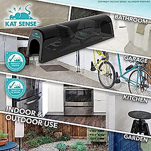 Kat Sense Rat Mouse Traps for House - Heavy Duty Covered Double No Escape Humane Rat Trap Delivers an Instant Kill - Easy to Use & No Touch Rodent Release