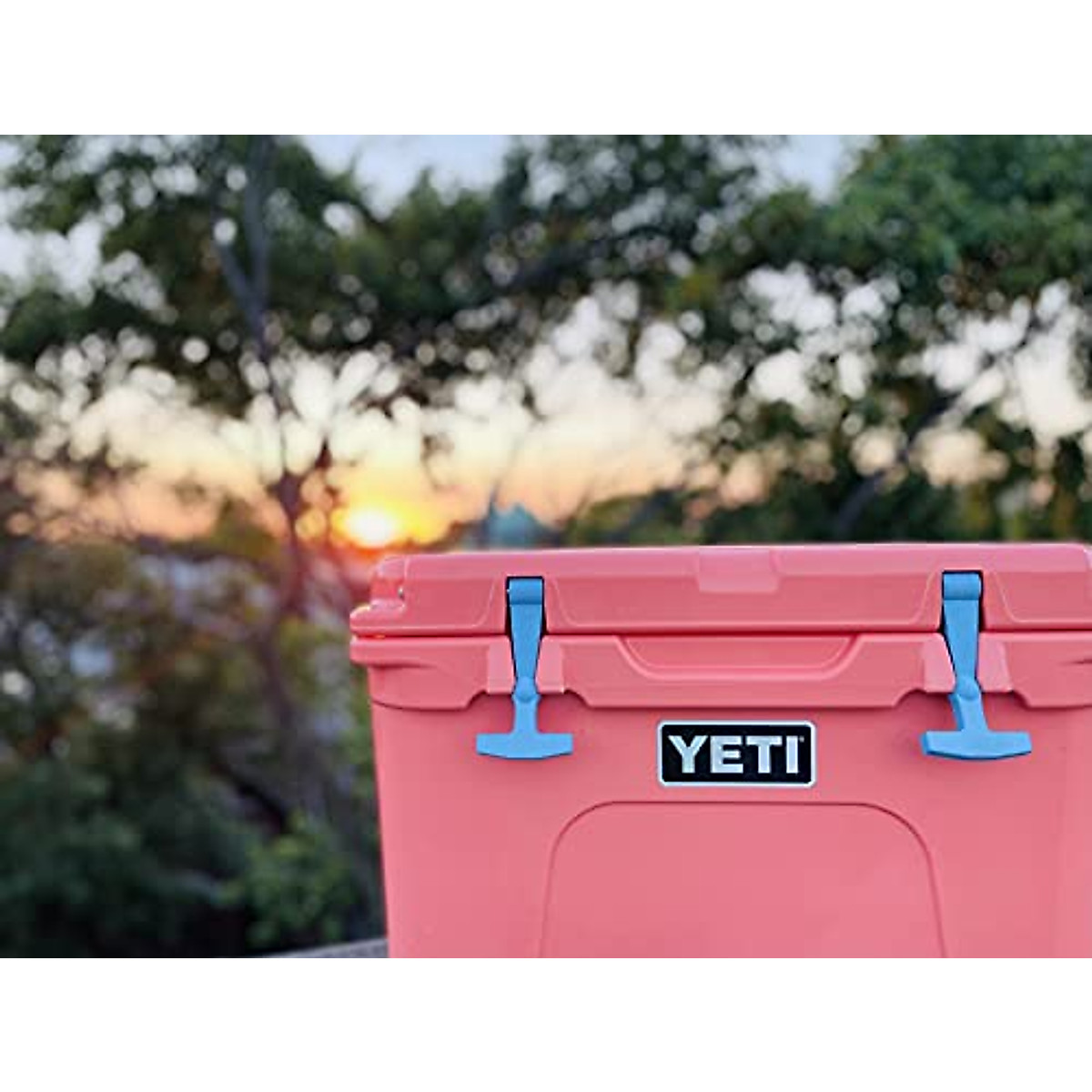 Gorilla Gear Replacement Latches (2-Pack) Compatible with Yeti Tundra Yeti Roadie & Other Hard Coolers - Custom Made Yeti Accessories - Large Durable Easy to Install on Yeti Latches (Carolina Blue)