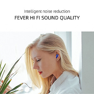 Digital Display Touch-Control Wireless Bluetooth Earphones - in-Ear Light-Weight Stereo Headset with Charging Box - Built-in Microphone Premium Sound Earbuds for Sport Office