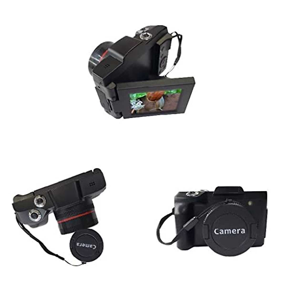 MEENE Digital Video Camera Full HD 1080P 16MP Recorder with Wide Angle Lens for YouTube Vlogging