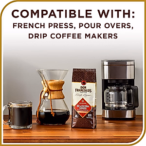 Don Francisco's Kona Blend Medium Roast Ground Coffee (18 oz Bag)