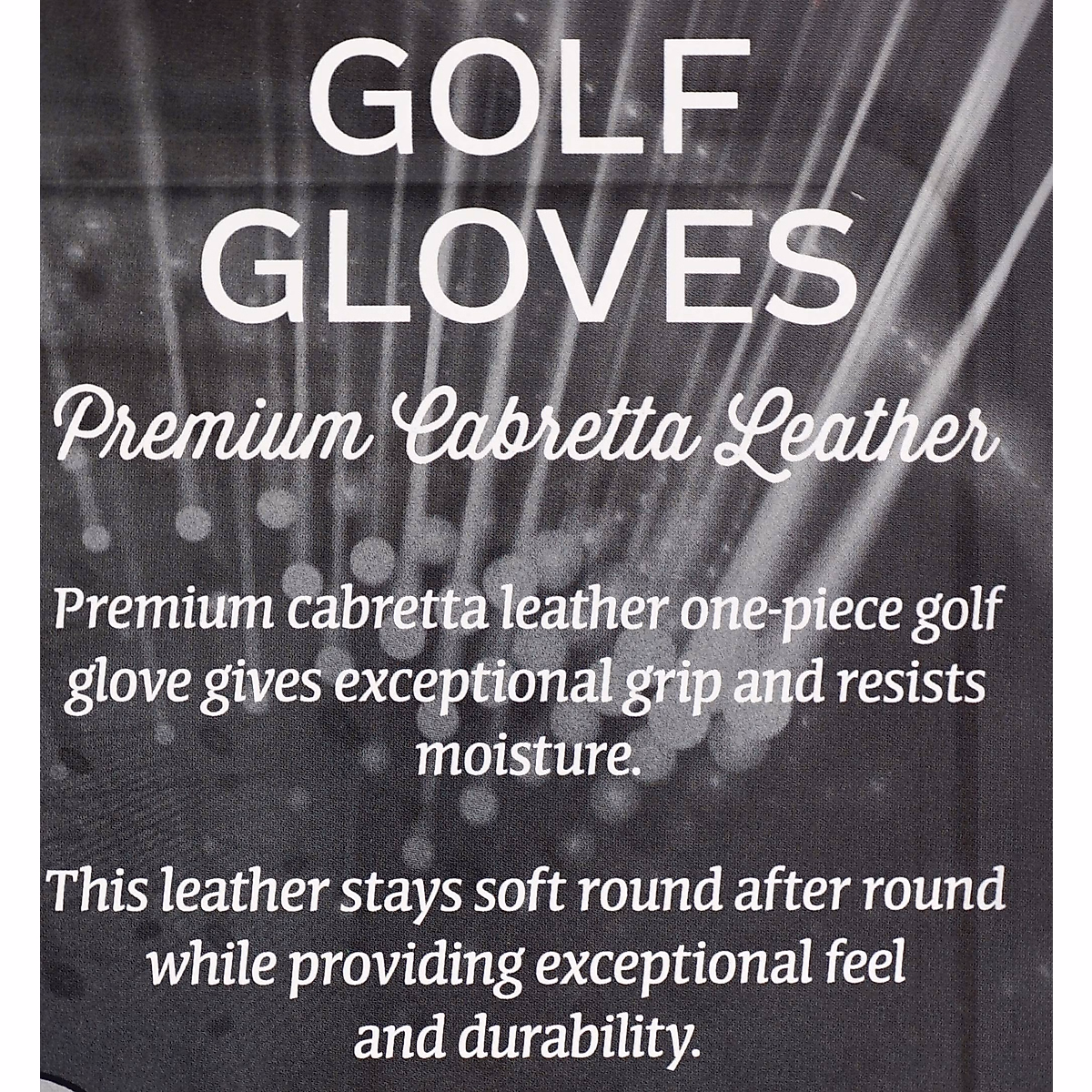 Kirkland Signature Golf Gloves Premium Cabretta Leather, Large (4 Count)