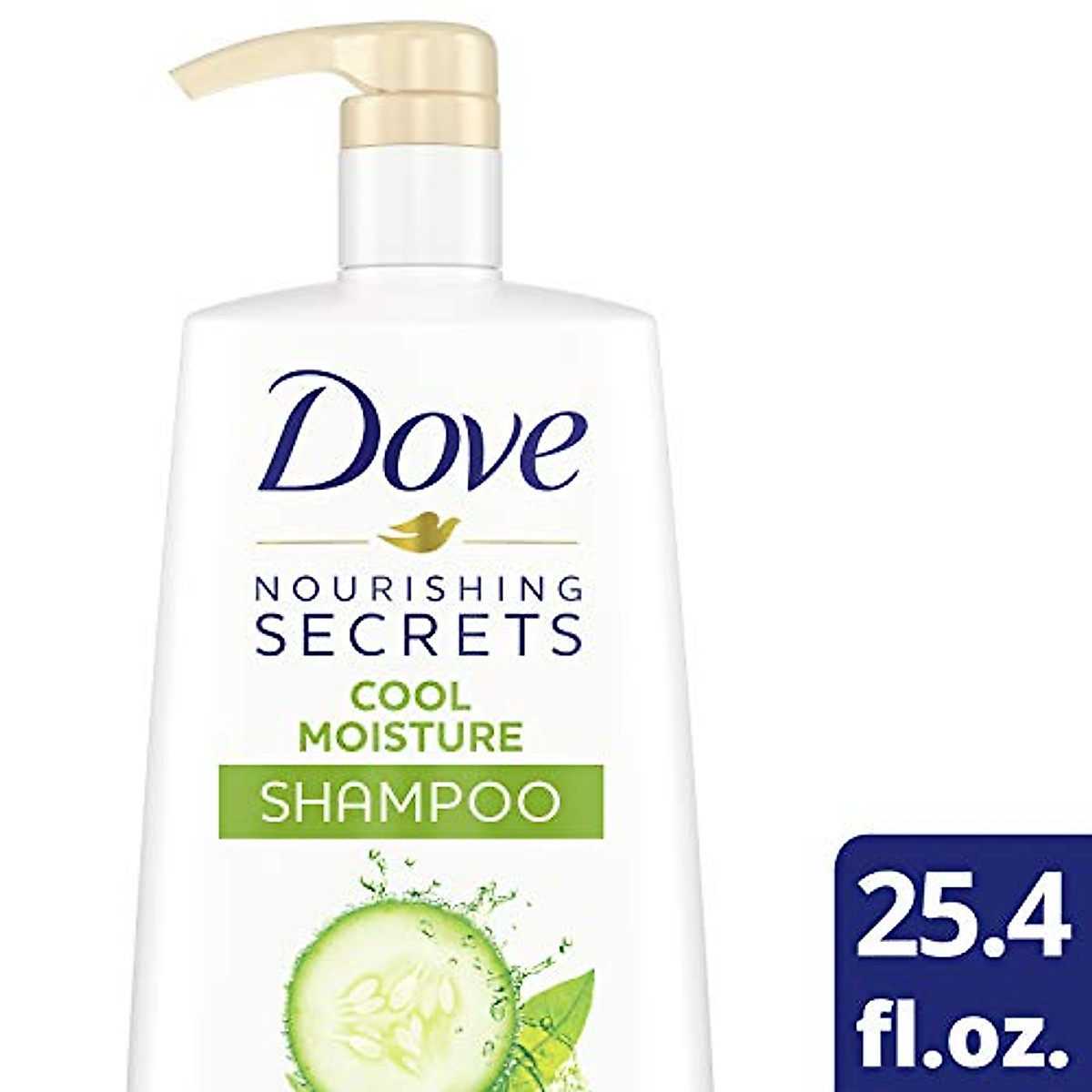 Dove Nourishing Secrets Shampoo with Pump Cool Moisture 25.4 oz