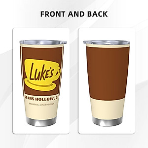 Stainless Steel Insulated Coffee Cup with Lid and Straw, 20 oz Gifts for Mom Girl Daughter Sister Friend Double Walled Stainless Steel Tumbler (silvery-C)