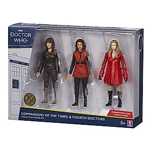Doctor Who Companions of The Third and Fourth Doctors Collector Figure Set,07244RPD