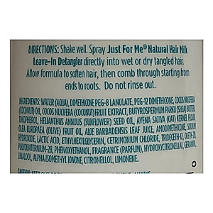 Just For Me Hair Milk Leave-In Detangler 10 oz