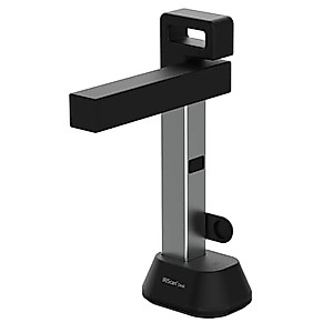 IRIScan Desk 6-Document Scanner,Auto-Flatten & Deskew Tech, 12MP Camera, Capture Letter Size (8,5x11in),Text to Speech 138 Languages OCR,PDF/Searchable PDF/Word/Tiff/Excel,Windows & MacOS,Silver Grey