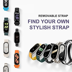 Xiaomi Mi Band 8 Smart Bracelet 1.62“ AMOLED Screen Heart Rate Blood Oxygen Bluetooth Sport Watch Fitness Traker Watch(Global Version Black) (M2239B1)